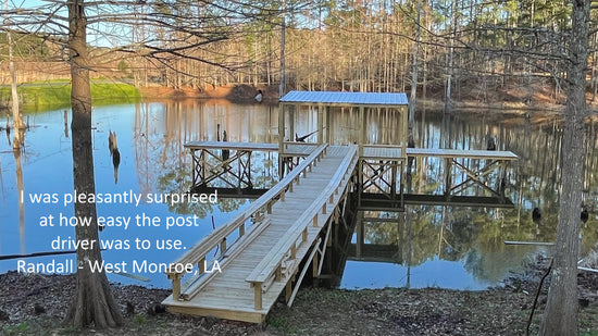 4x4 Post Driver - For Building Docks